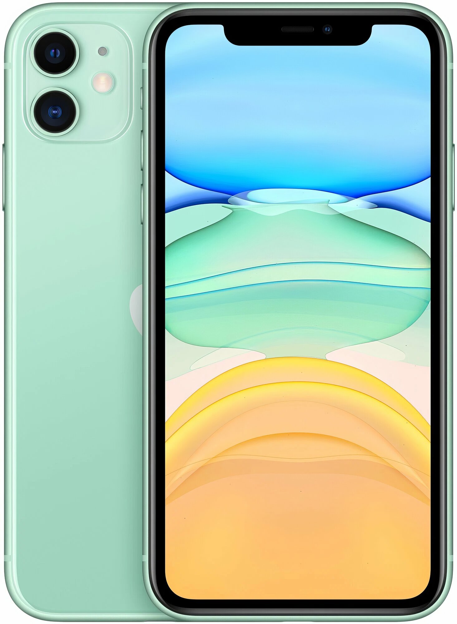 Смартфон Apple iPhone 11, 4ГБ/64ГБ, 4G, Dual nano-SIM, Зеленый/Green