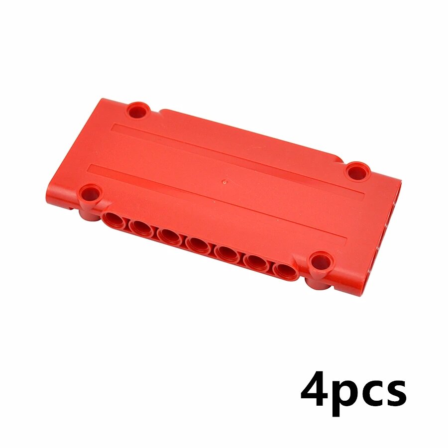 Красные строительные блоки 64782-Red (4 шт.)