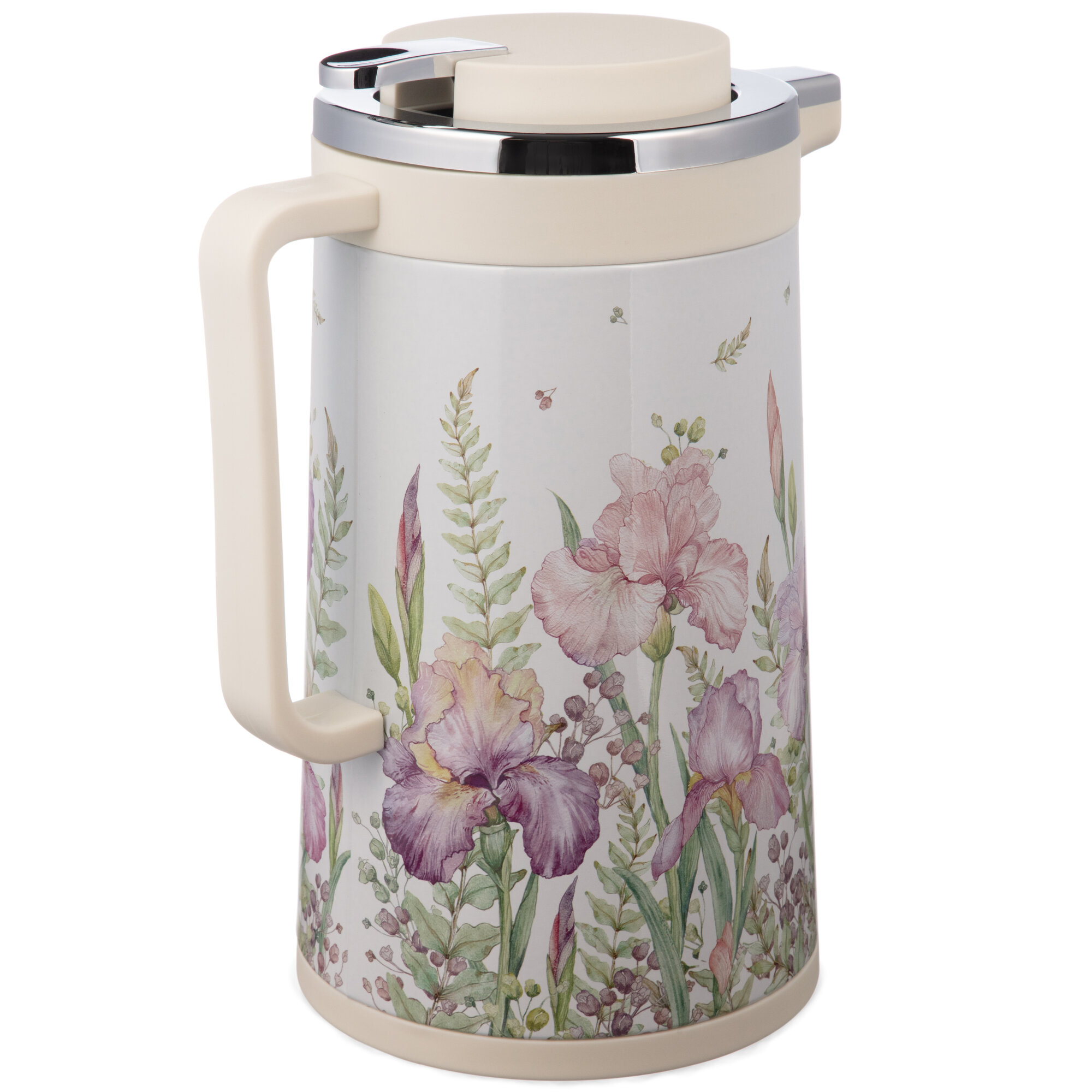 Термос со стеклянной колбой, 950 мл, крышка с клапаном, серия irises KSG-734-208