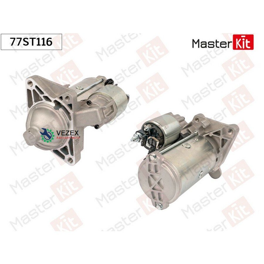 MASTERKIT 77ST116 стартер! 2.2кВт 30(M8),50(M5)\ Renault Espace/Laguna/Koleos/Megane/Master 2.0dCi 05>