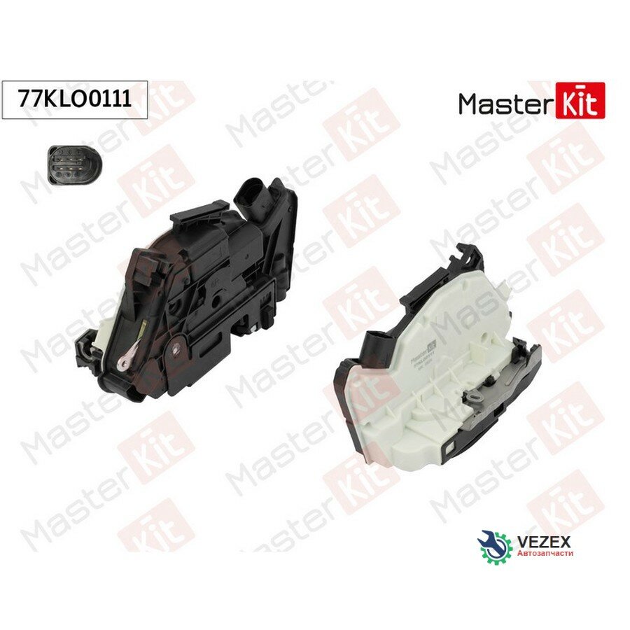 MASTERKIT 77KLO0111 Замок двери перед. прав. Audi A1 (8X1, 8XK)/Volkswagen POLO (6R1, 6C1) 2009 - 77KLO0111