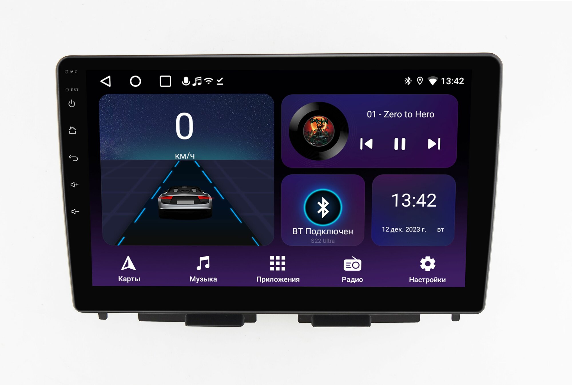 Штатная магнитола Лада Искра (Lada Iskra) 2024+ Wide Media LC1451ON-2/32T