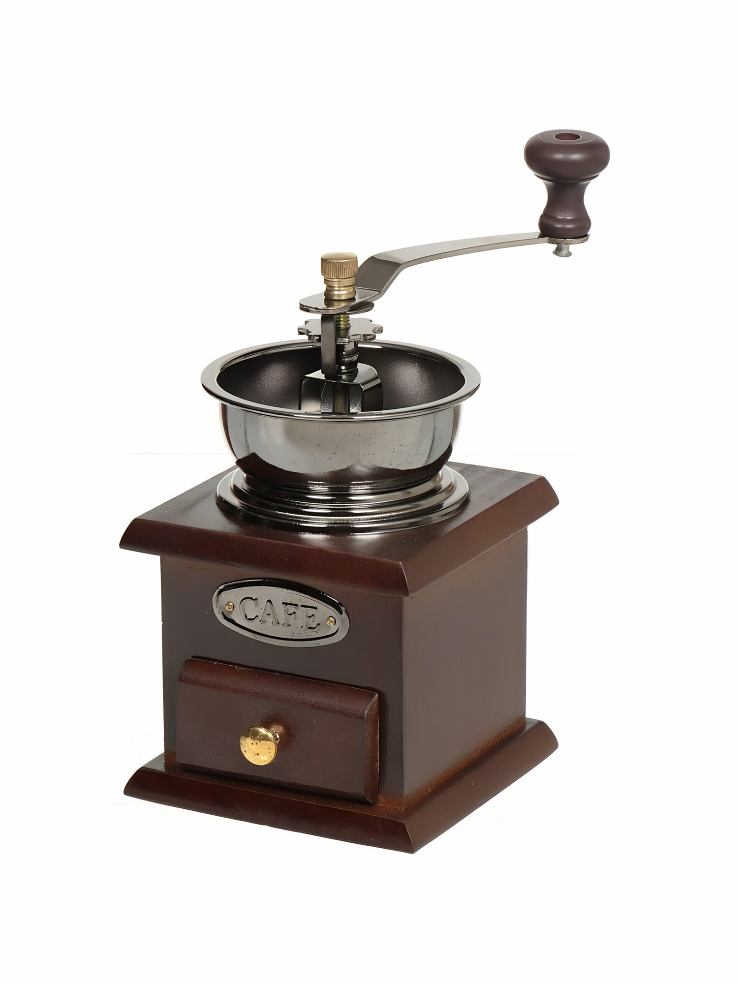 Кофемолка винтажная ручная из дерева