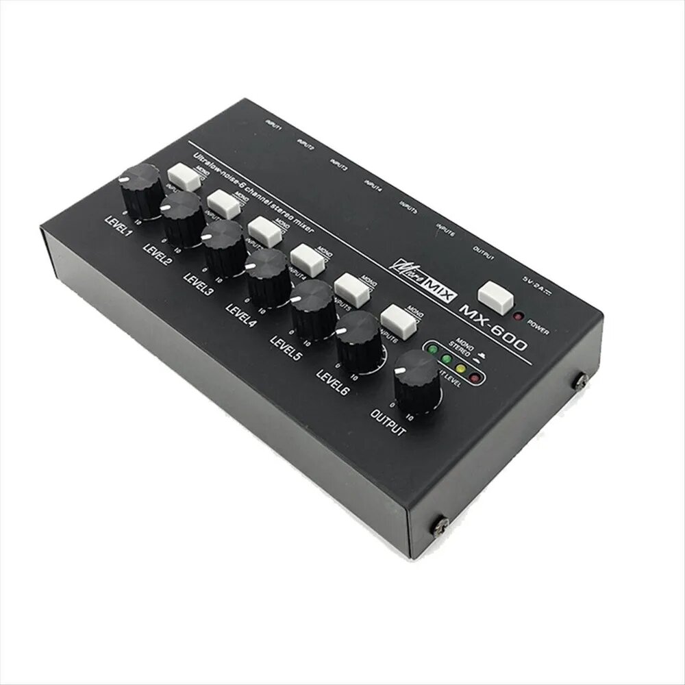 Микшер MicroMix MX-600 Ultralow-noise-6 channel stereo mixer Аксессуар для микрофона — фото 1