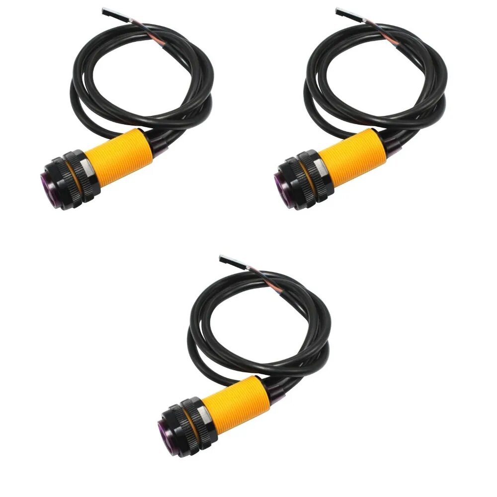 Набор из 3 инфракрасных фотоэлектрических датчиков приближения для умной машины с регулируемой дальностью 3-80 см