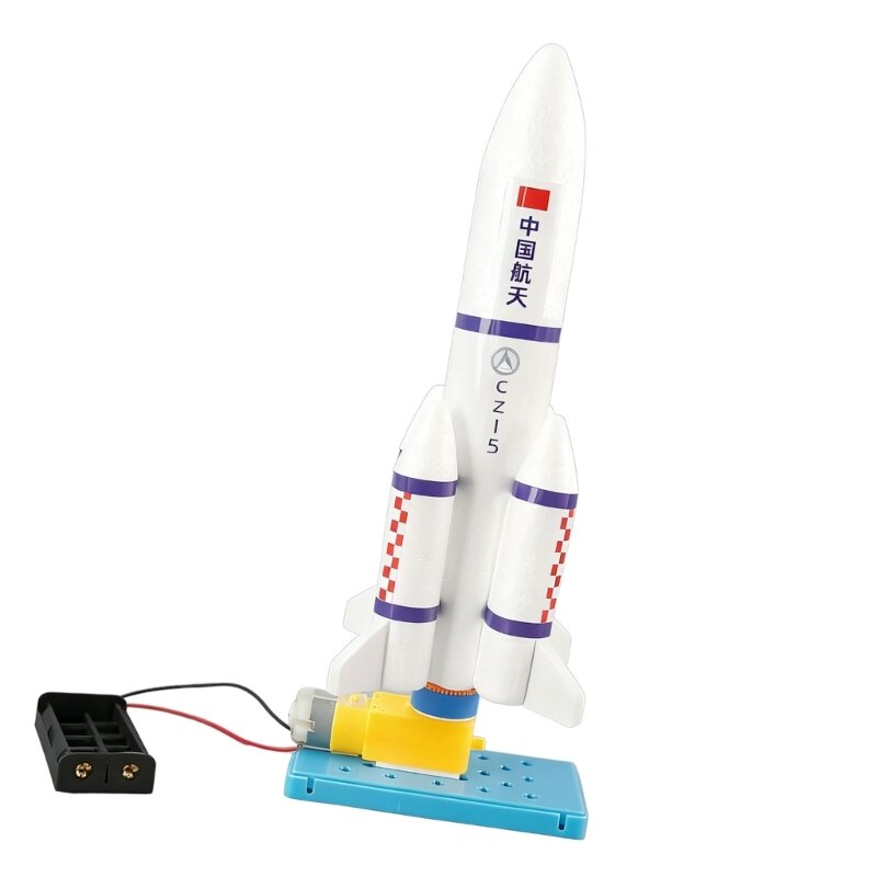 Модель Космического Корабля Строительный Набор В Сборе Пластиковая Модель Аэрокосмического Снаряда Детская Обучающая Игрушка Для Раннего Научного Образования