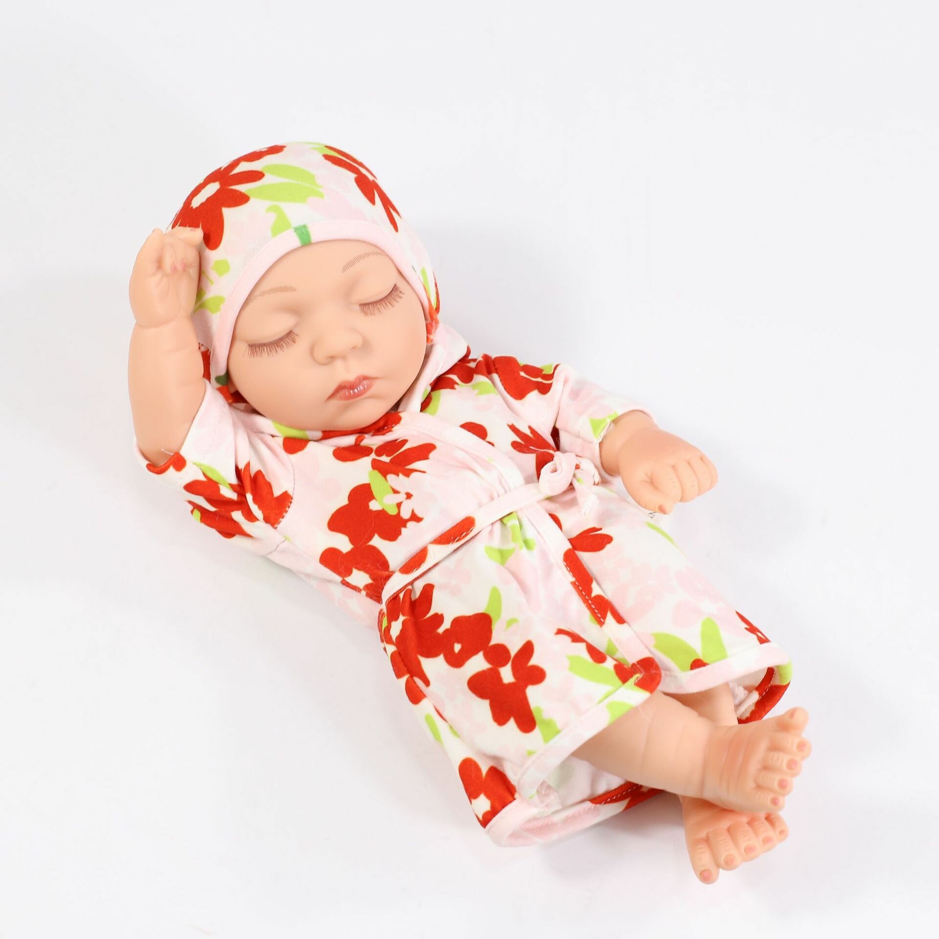 Мини-кукла реборн 11 дюймов, кукла-симулятор с закрытыми глазами, игрушка для маленьких девочек, кукла для раннего обучения