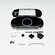 Корпус PSP 3000 черный A-For 09G