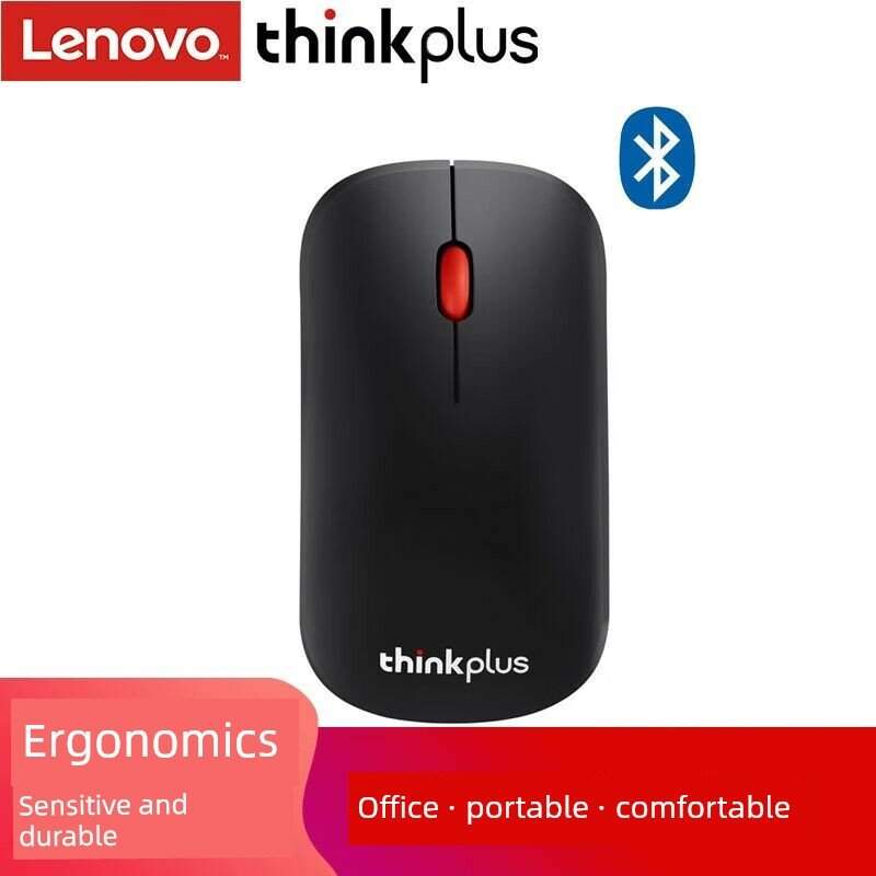 Lenovo ThinkPlus 4Y50Q90262 Bluetooth 4.0 Ультратонкий лазерный мышь для бизнеса Портативная офисная черная