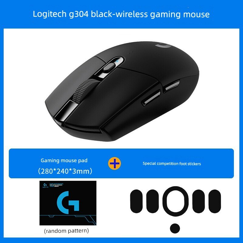 Оригинальная беспроводная игровая мышь Logitech G304 для киберспорта, офиса, дизайна и рисования, G304 с