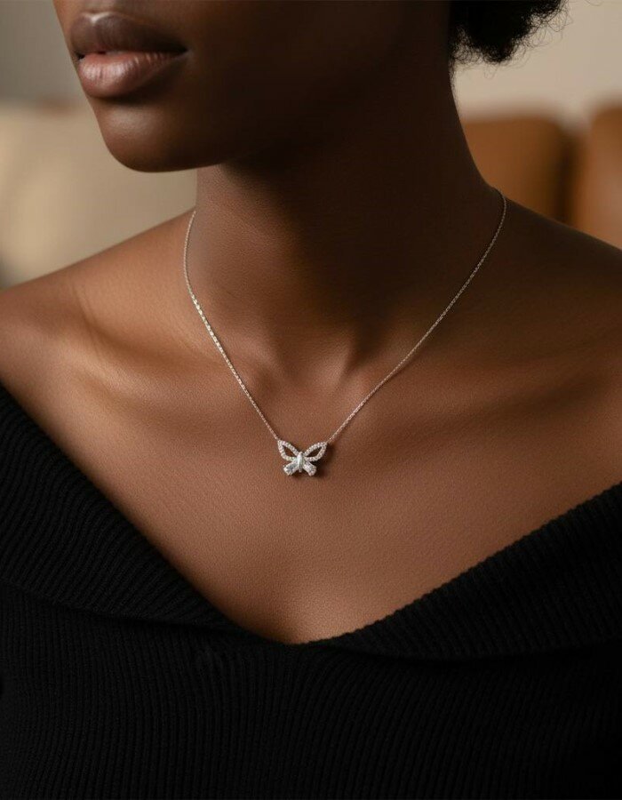 Колье, циркон