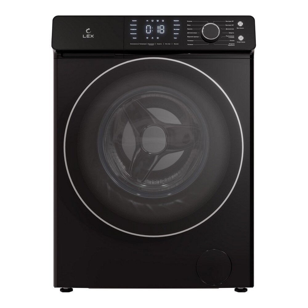 Стиральная машина LEX LWM07012BLIDD drive Black