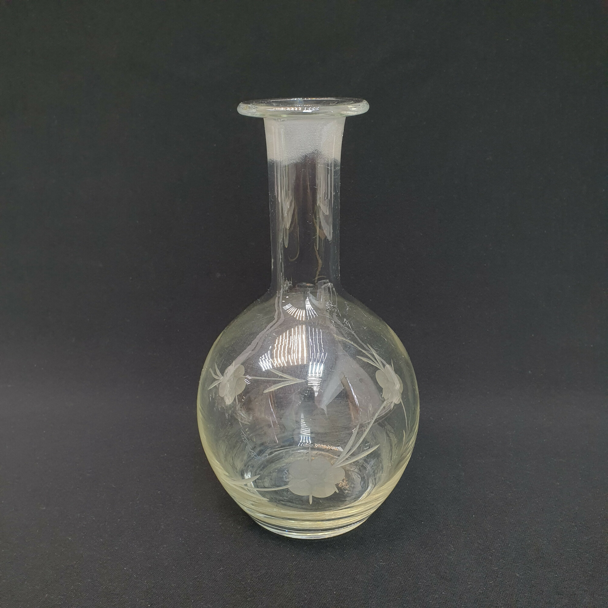 Винтажный штоф графин 21 см стекло 700 мл СССР