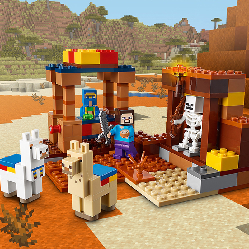 LEGO Minecraft Альпака Торговая Война Набор - Образовательная Строительная Игрушка для Детей 21167