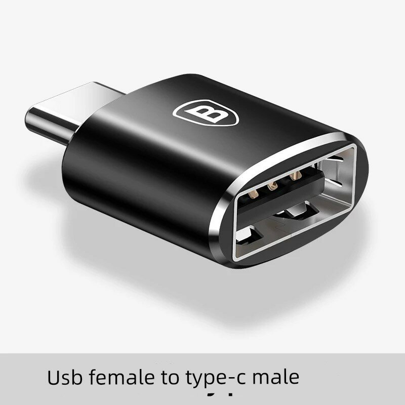 Кабель-адаптер USB к Type-C длиной 0.2 м для смартфонов Samsung, Google Pixel и ноутбуков USB OTG конвертер