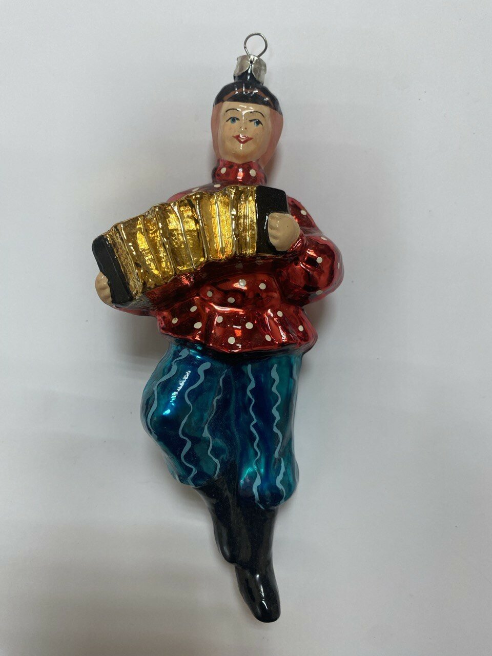 Елочная игрушка Гармонист, 17см