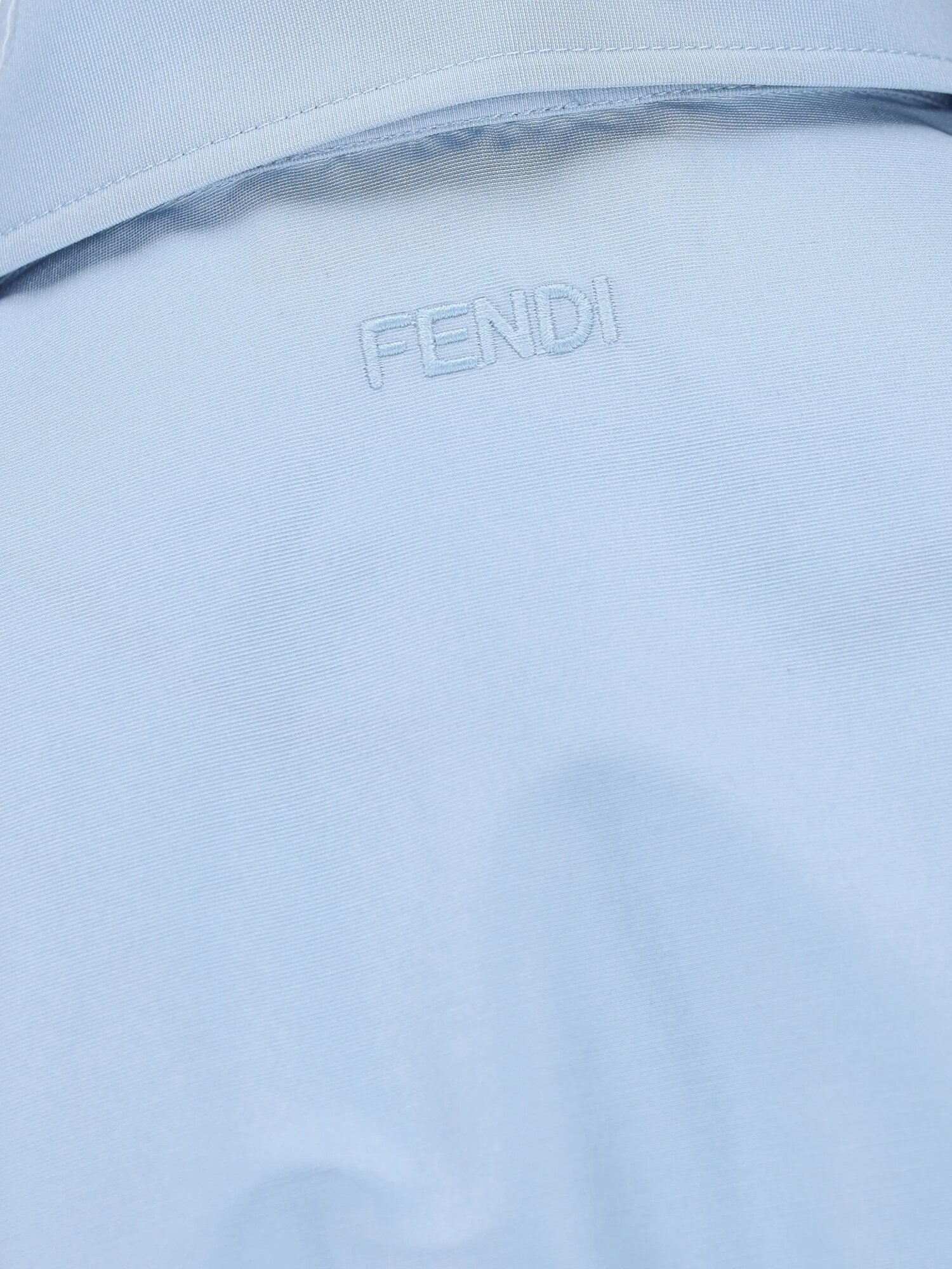 Рубашка FENDI, размер 44, синий — фото 1