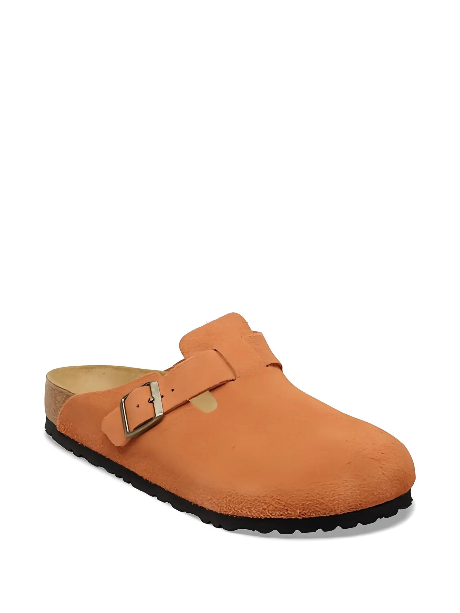 Шлёпанцы Birkenstock Boston, размер 44 EU, зеленый/оранжевый — фото 1
