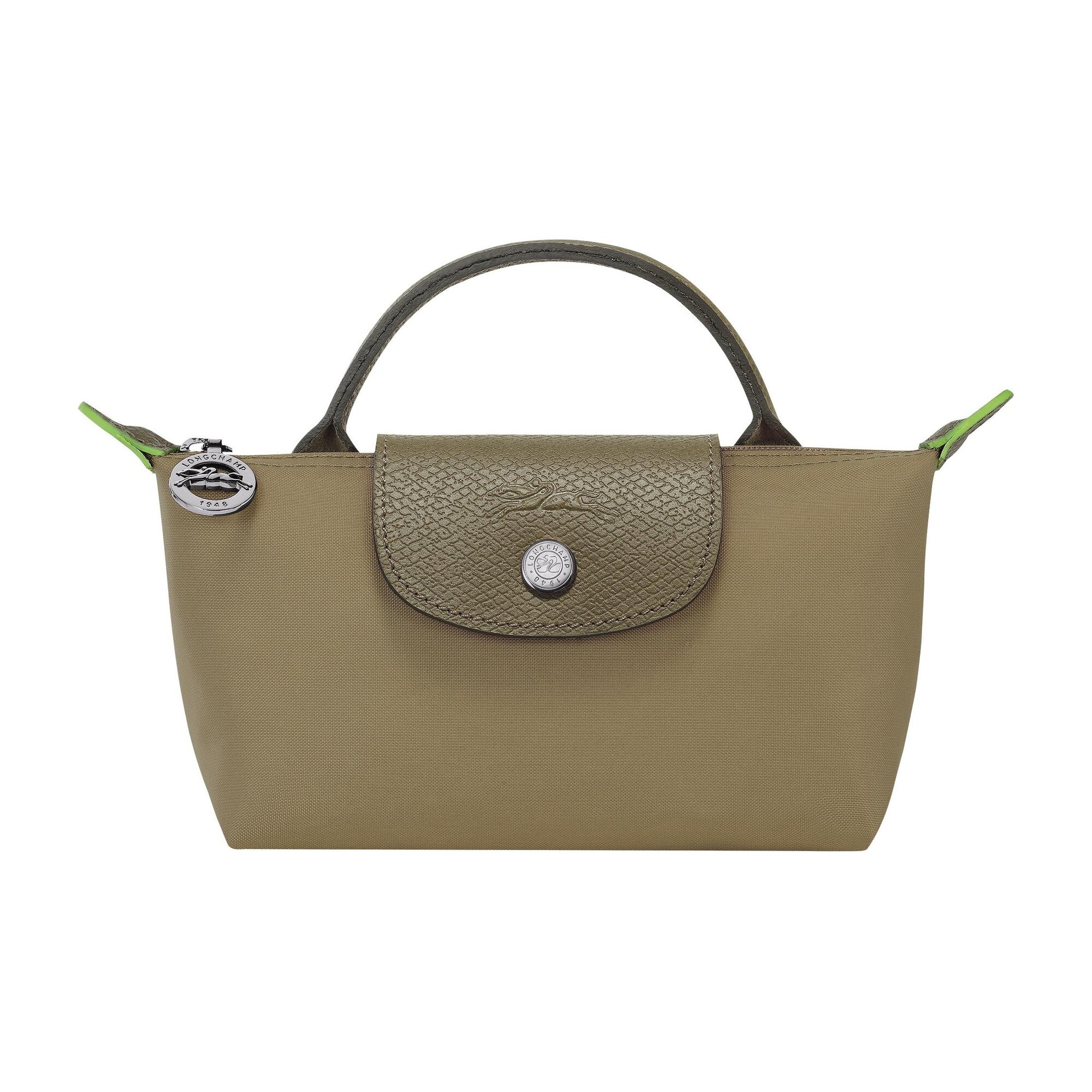 Сумка Longchamp Le Pliage Green, фактура матовая — фото 1