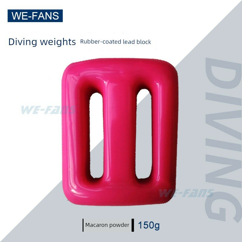 Регулируемый несущий груз для свободного погружения в Макрон-розовом, 150 г (1 шт.) для тренировок в бассейне