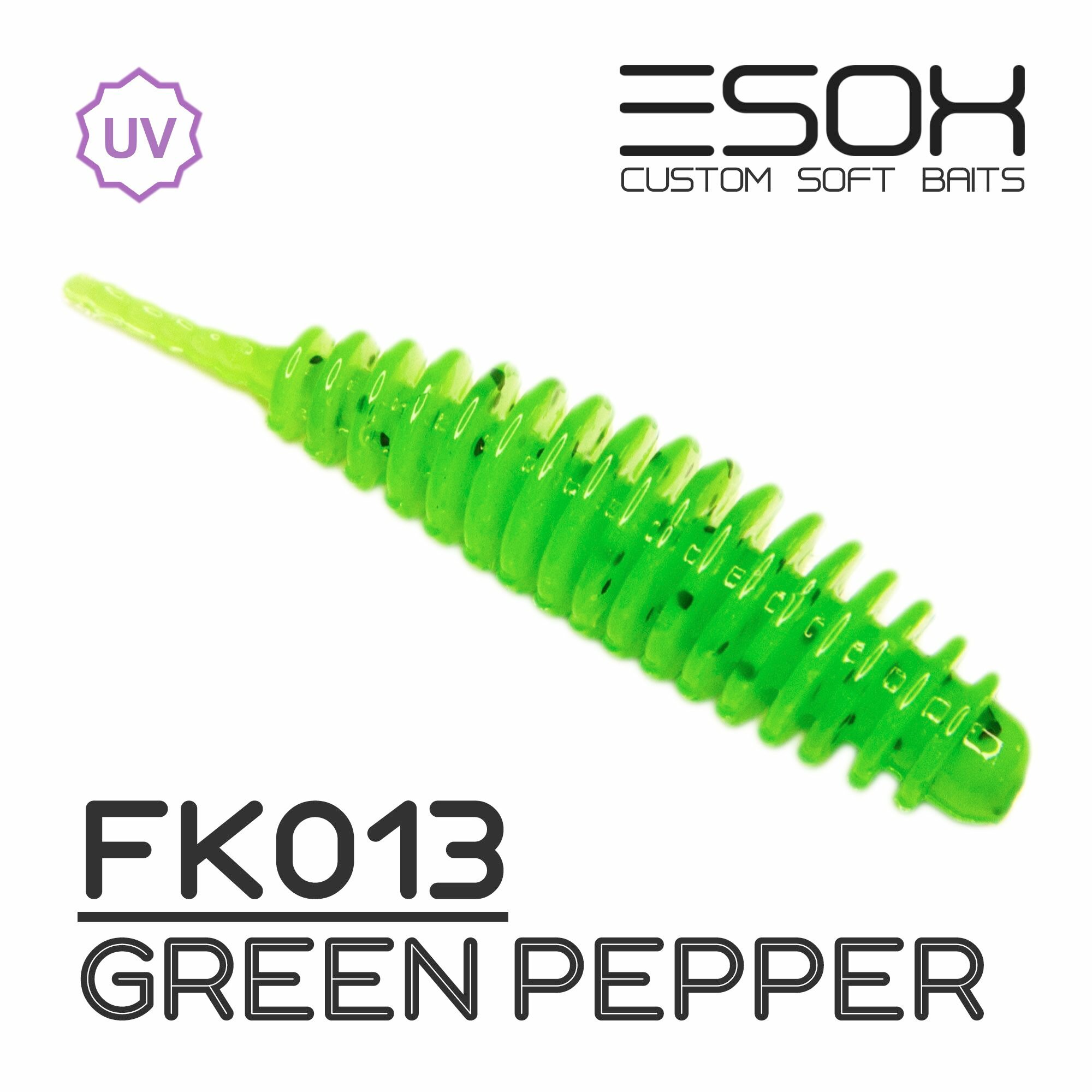 ESOX Tantra 1.6" (40мм) 12шт / Мягкая приманка для рыбалки