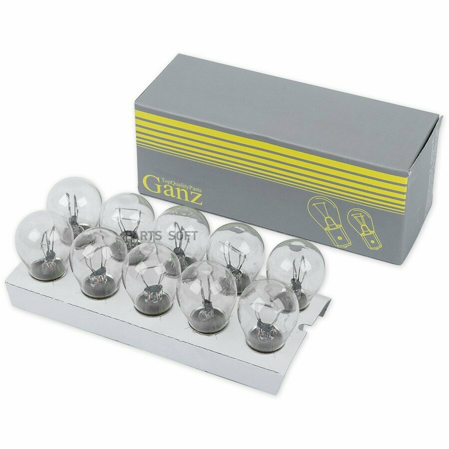 Лампа подсветки P21/5W 24V 21/5W "GANZ" (BAY15d) (1 шт.) GANZ GIP06036 | цена за 1 шт