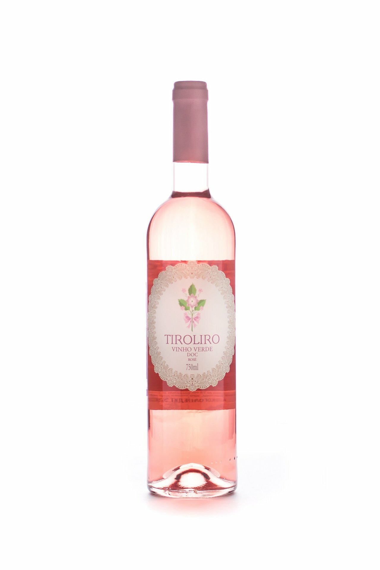 Вино Каза Сантос Лима Тиролиро Винью Верде, DOC, розовое, полусухое, 0.75л