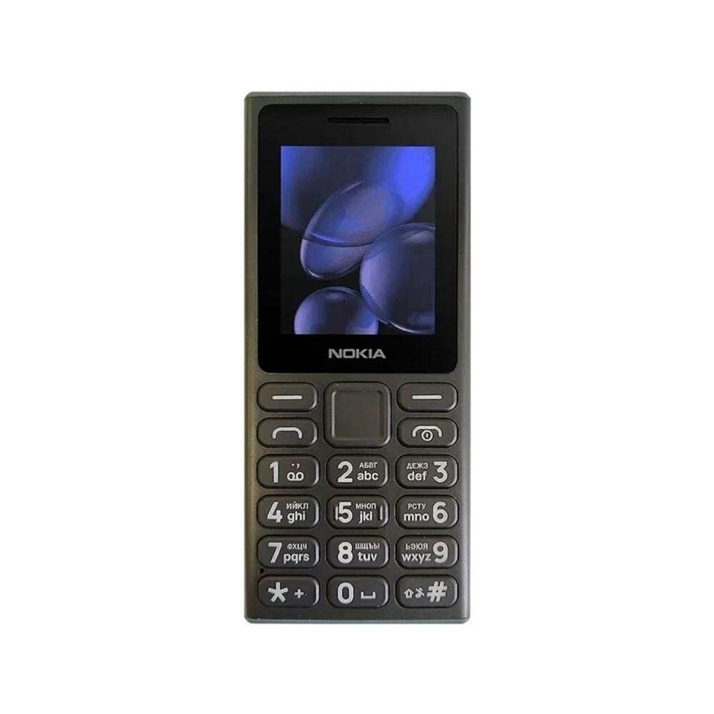 Мобильный телефон Nokia 108 DS TA-1627 черный моноблок 2Sim 2 126x160 Series 30+ GSM900/1800 Protect MP3 FM microSD max32Gb