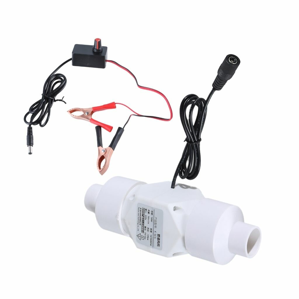 Воздуходувка, Наружный диаметр 50 мм 12 В канальный вентилятор вытяжной вентилятор + линия регулировки скорости зажима-25 мм