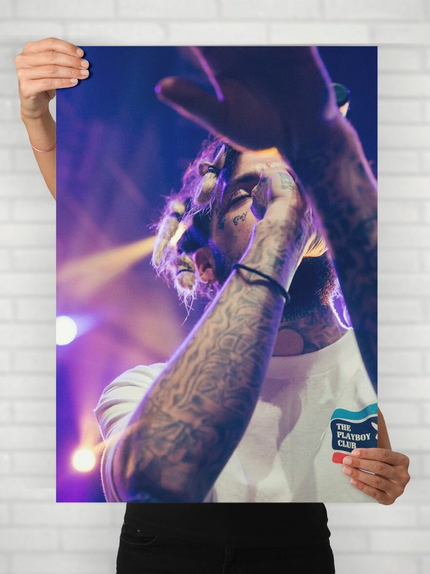 Плакат на стену для интерьера SUICIDEBOYS (Suicide Boys - Суисайд Бойс 68) - Постер по музыке и артисту формата A1 (61x84 см)