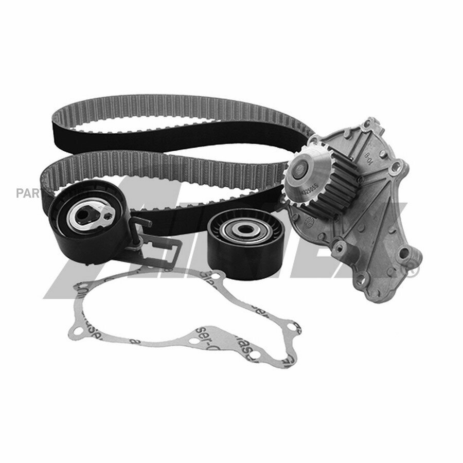 Комплект ГРМ с водяным насосом Ford Focus/Mondeo/Galaxy/Fiesta, Peugeo от официального дистрибьютора, AIRTEX, артикул WPK167802