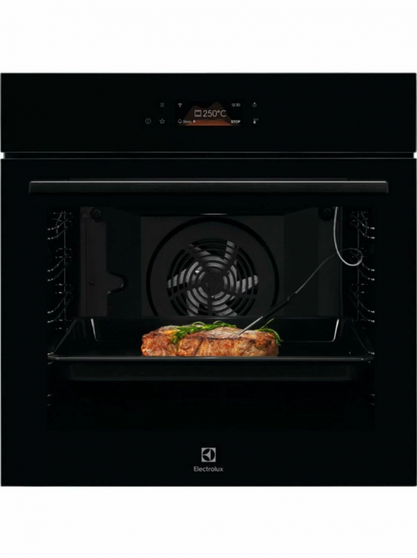 Духовой шкаф Electrolux KOEBP39WZ, пиролиз, термощуп, TFT дисплей, черный (Италия)