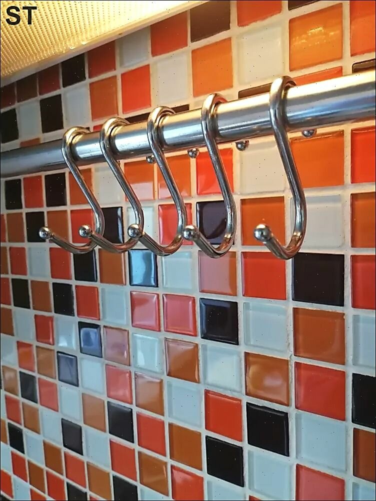 Рейлинг для кухни и ванной, 80 см х 5 см х 0.6 см х 5 предм.