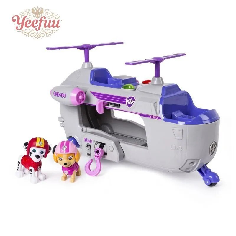 База Щенячий Патруль Вертолет Paw Patrol Ultimate Helicopter Игрушка для детей Пурпурный