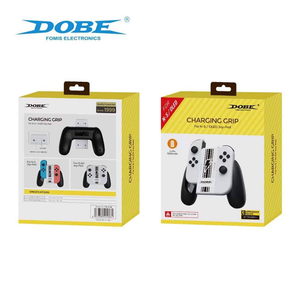 DOBE 873B зарядная ручка с батареей 1200 мАч для Nintendo Switch, перезаряжаемая