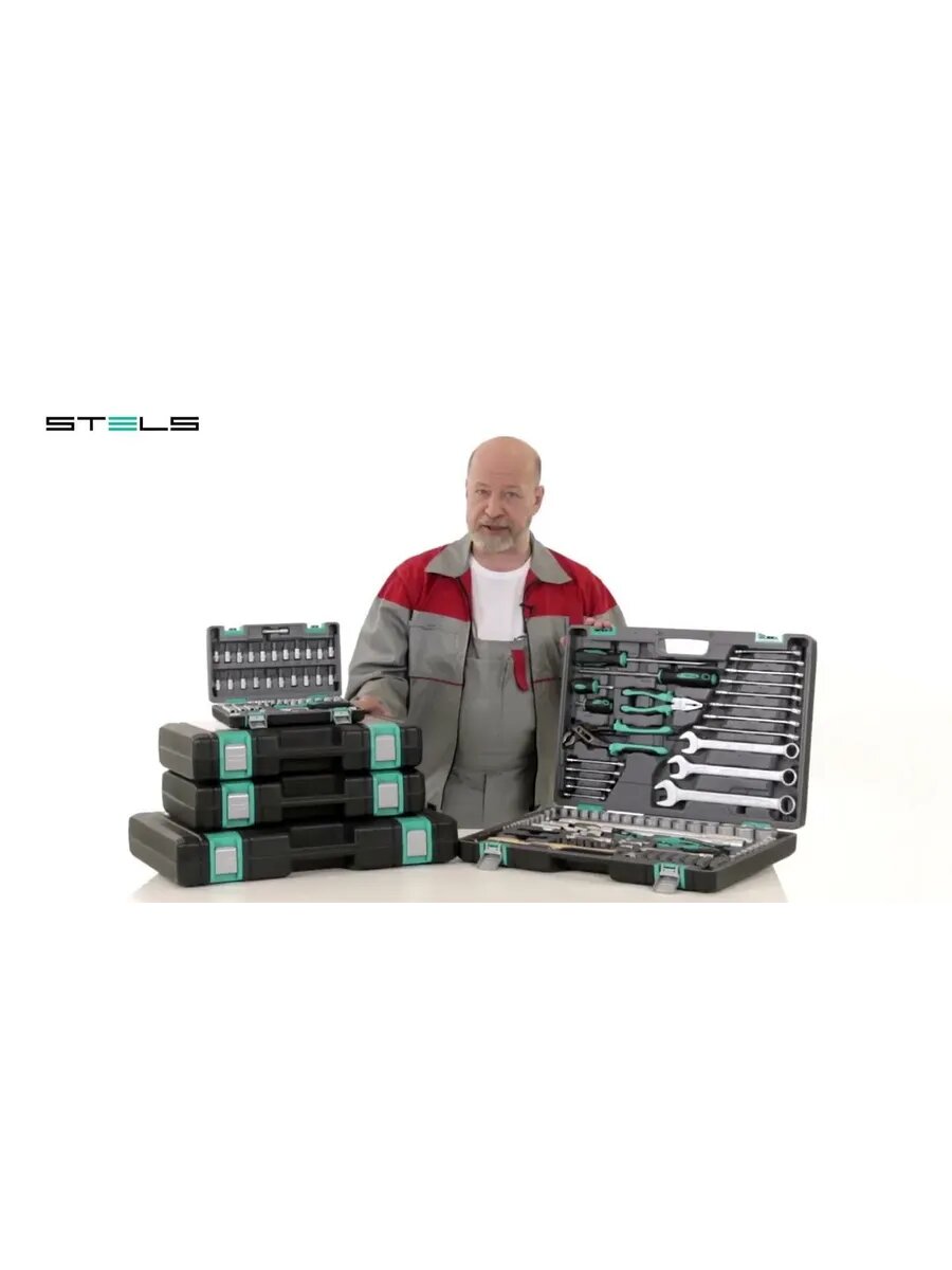 Набор инструментов 109 предметов, головки 1/2" и 1/4" 12-гра