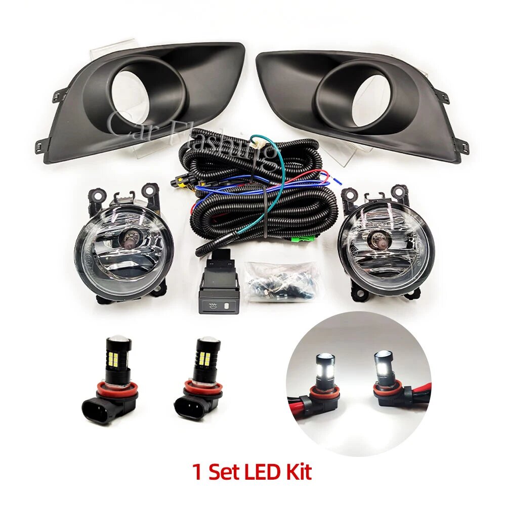 LED противотуманный фонарь для Suzuki Swift 2011-2017, Emitting Color: LED full set