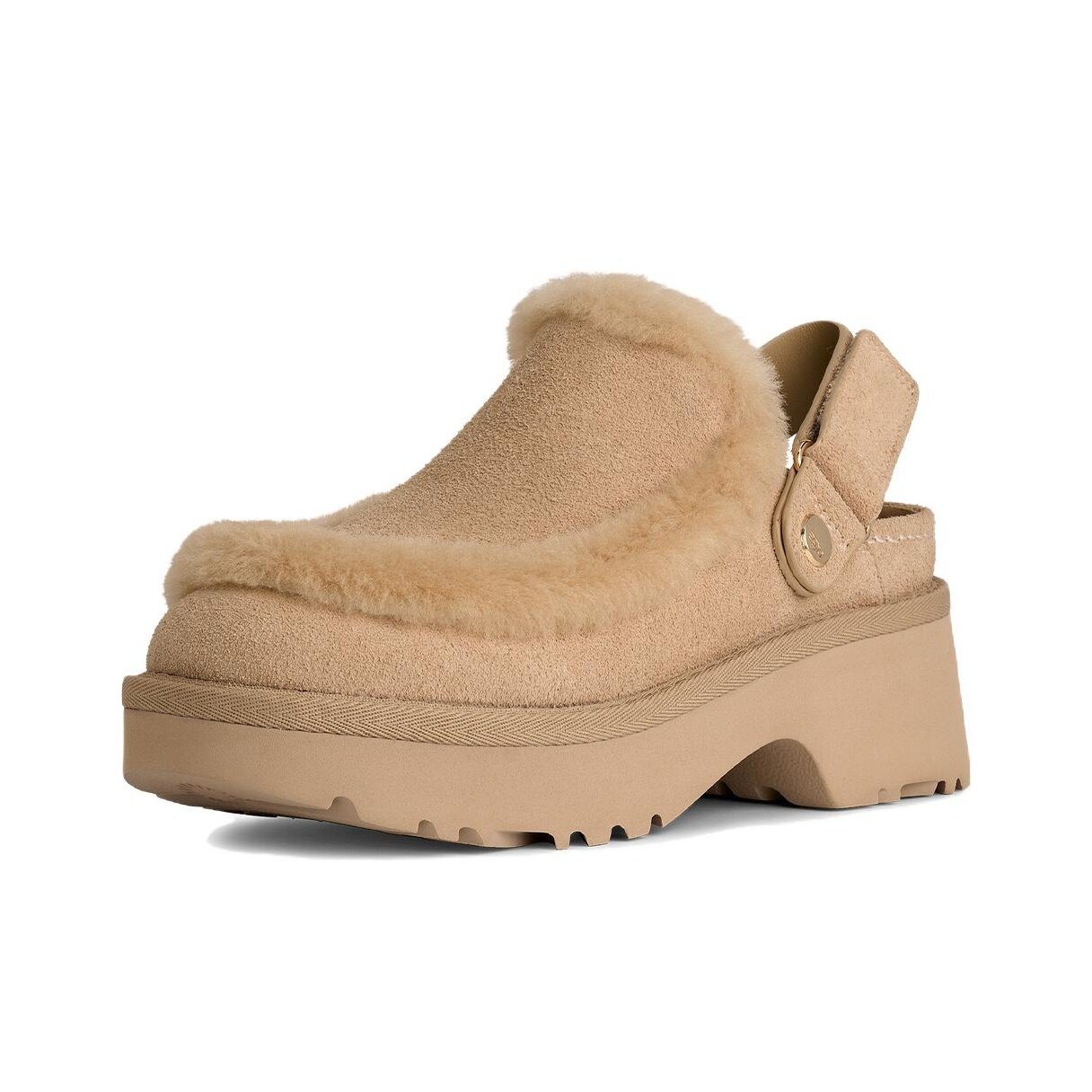 Сабо UGG, размер EU 41 стопа (27CM), горчичный — фото 1