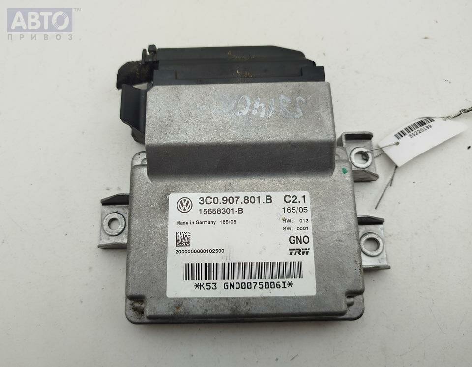 Блок ручника (стояночного тормоза) Volkswagen Passat B6