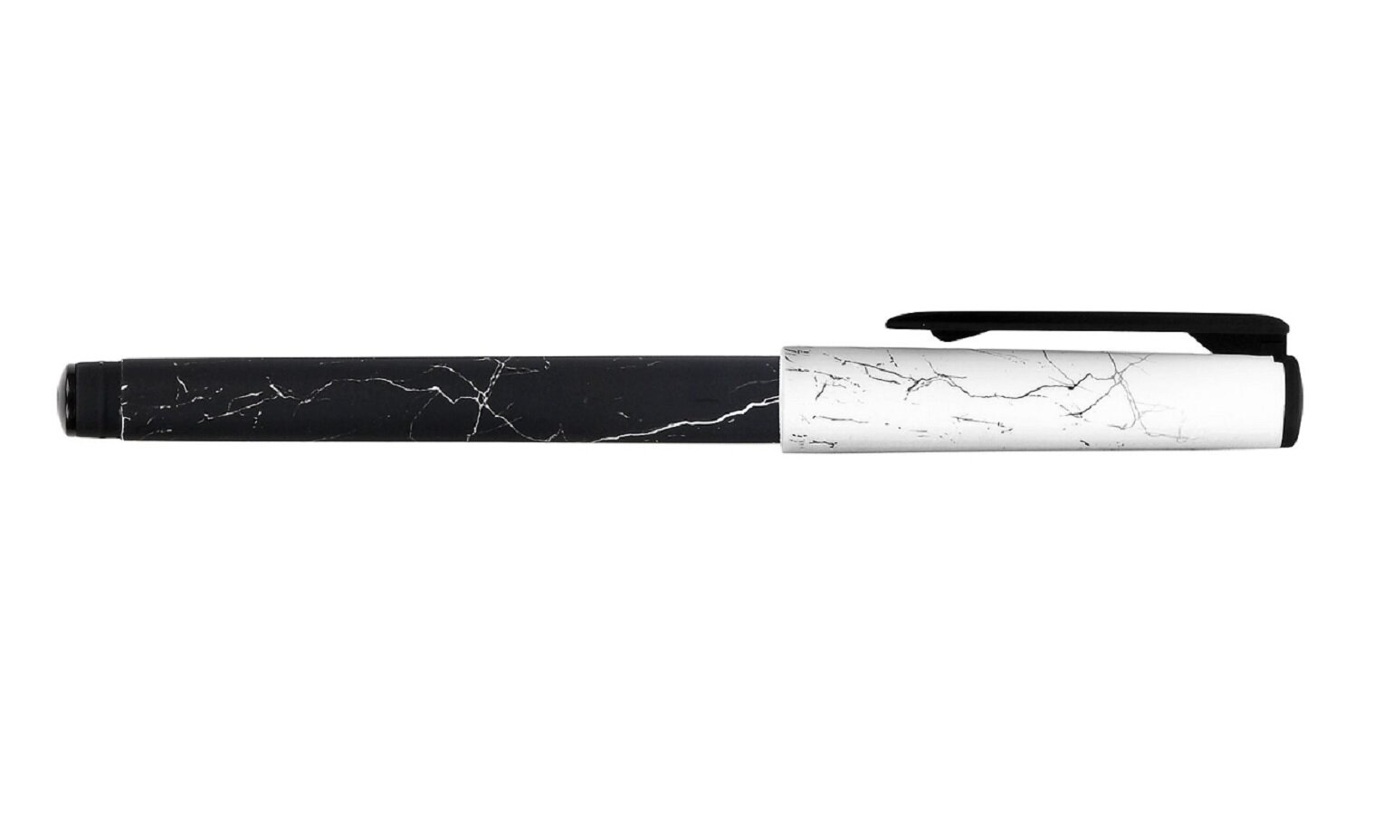 Ручка шариковая на масляной основе LOREX B&W. MARBLE Double Soft синяя 0,7 мм 1 шт