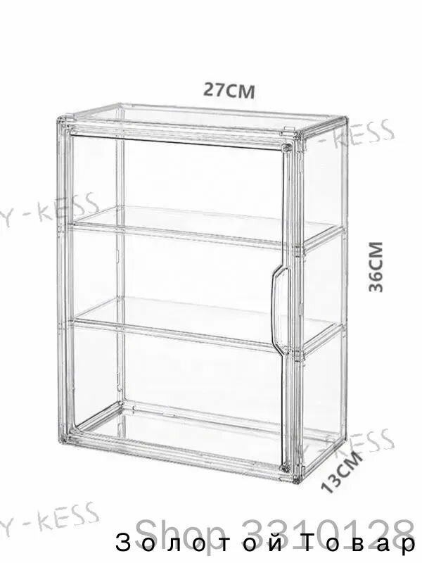 Прозрачная витрина для коллекционных фигурок из ABS-пластика ABS прозрачная коллекционные фигурки