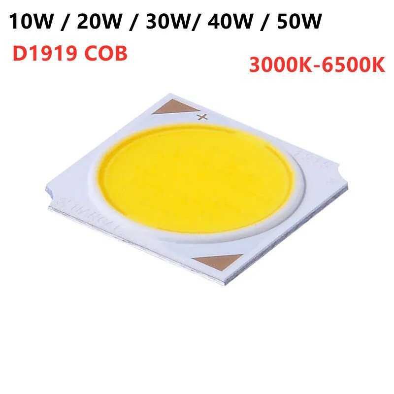 Светодиодные чипы SAGE LU MEI 17x19мм, 10Вт, Warm White 3000K