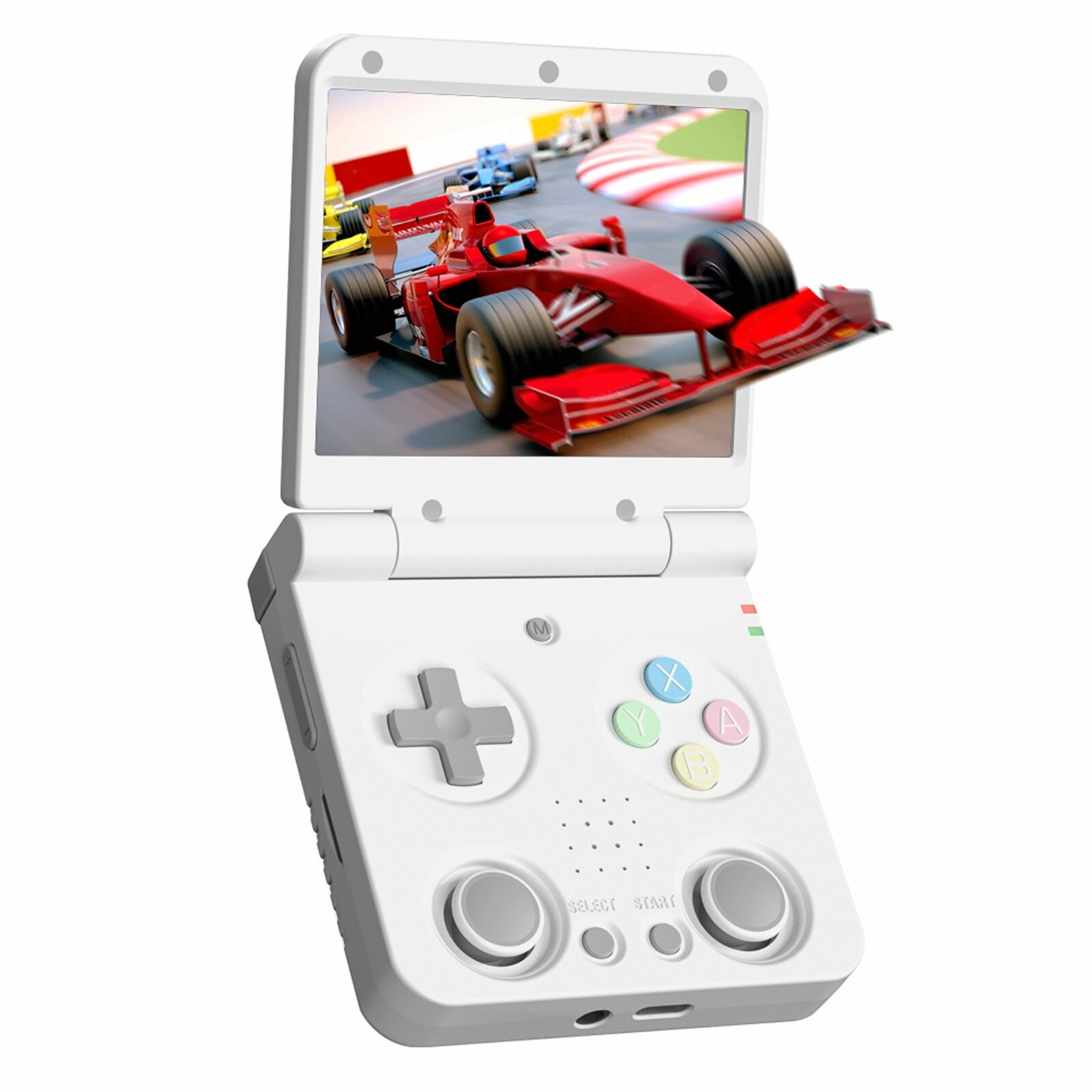 Портативная игровая консоль Miyoo Flip V2 с IPS-экраном 3,5 и аккумулятором