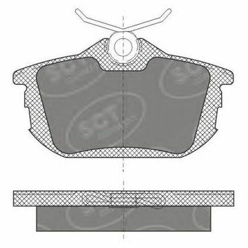 Колодки тормозные Sct SP608