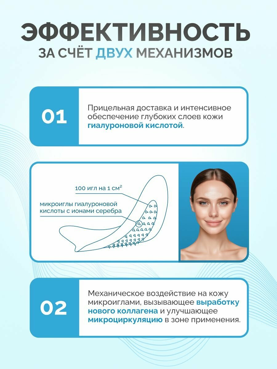 Патчи с микроиглами для межбровья — фото 1