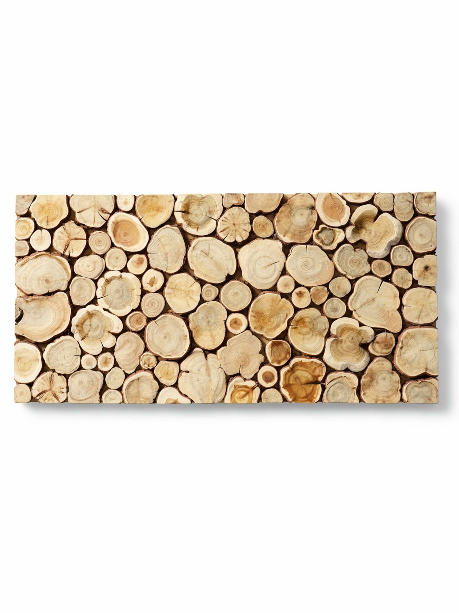 Панно из можжевельника для бани, 40x80 см, способ крепления: без крепежа