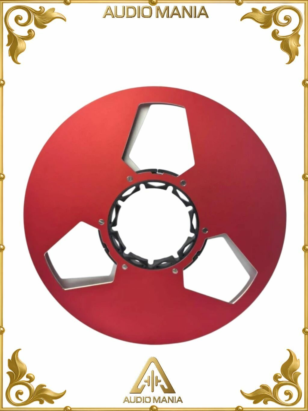 Пустая металлическая катушка 10 дюймов для катушечного магнитофона / Универсальная бобина для магнитной ленты, легкая и устойчивая к деформации