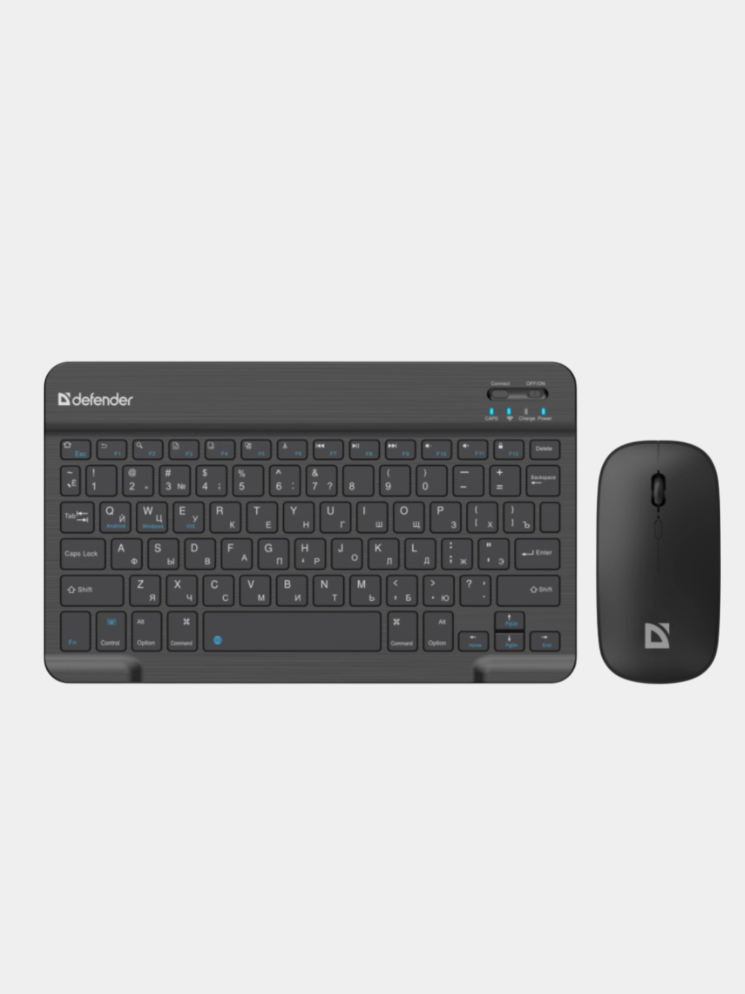 Стильная и компактная беспроводная клавиатура с мышью Bluetooth usb