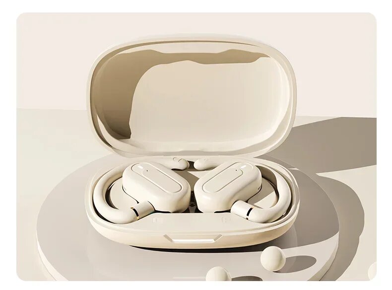 Shokz Openfit Air Pro Beige — наушники с костной проводимостью