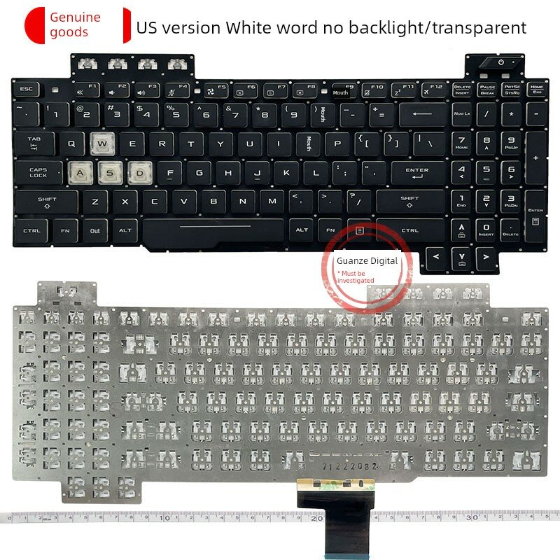 Клавиатура FX80GE FZ80 FX95/D GL504 ZX80G FX504 FX705 GL703/S/V/M/VM/GM FX86F/S FX505G Guanzhe, совместимая с ASUS.